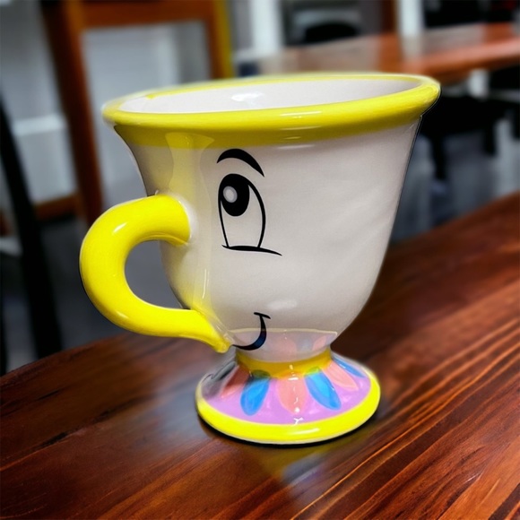 Disney | Dining | Disney Beauty And The Beast Ceramic Chip Mug | Poshmark
